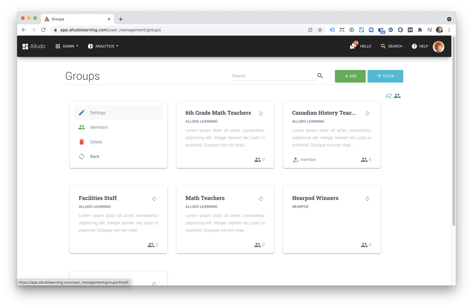 Introducing Alludo Groups